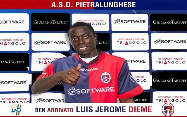 ADDIO PESANTE - Louis Jerome Diemè lascia la Pietralunghese